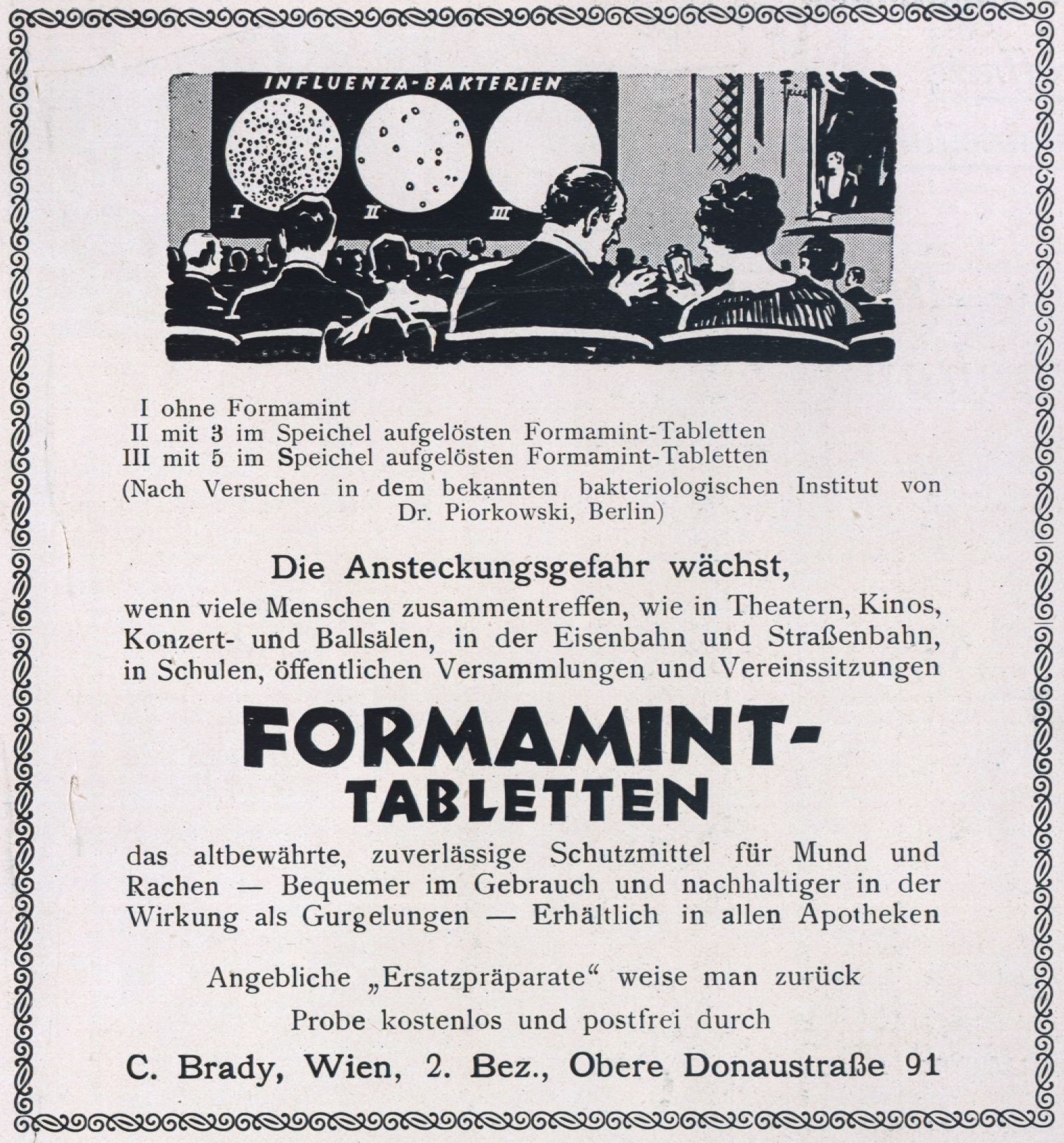 Formamint – Sic Transit Pestilentia